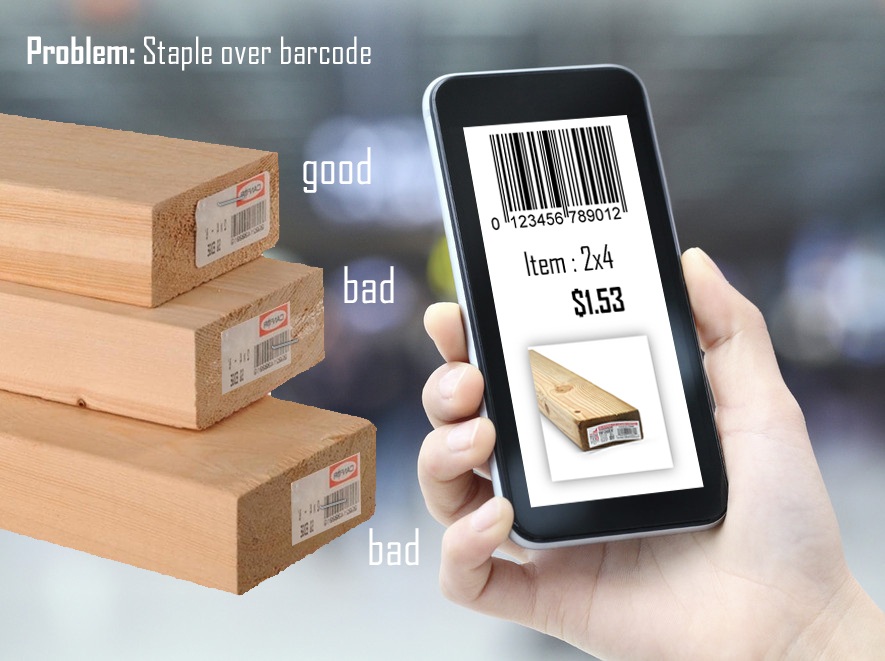 On Screen Presentation of Scannable Barcode